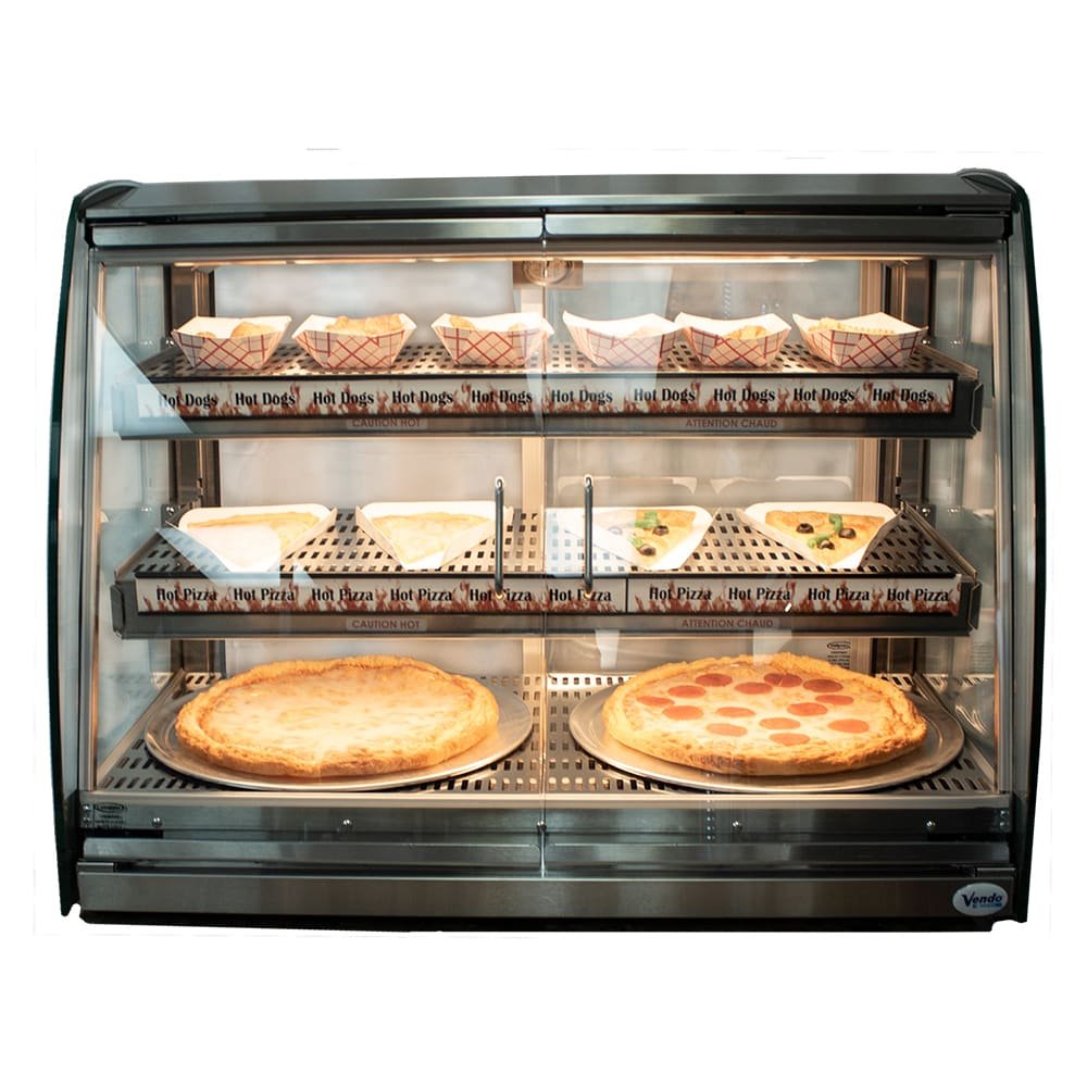 SandenVendo HFDC00005 Countertop Hot Display Case: Serving Warm Food ...